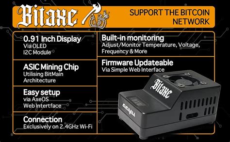 Bitaxe Ultra Open Source Bitcoin Asic Miner Btc Miner With 500 Ghs