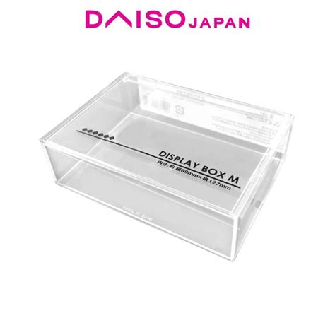 Daiso Clear Medium Display Box Lazada Ph