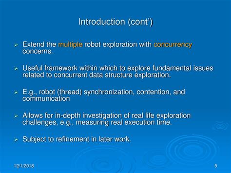 concurrent graph exploration with multiple robots ppt download