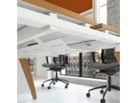 Esidro Single And Back To Back Operator Desk For 1 2 4 And 6 Persons With Wood Legs Finish