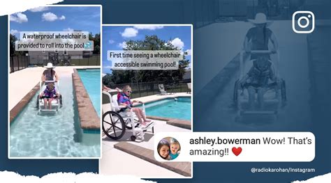 Eight Year Old Specially Abled Girl Enjoys A Wheelchair Accessible Pool Watch Video Trending