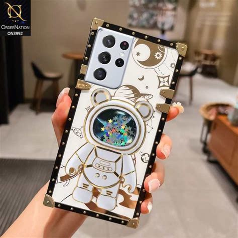 Samsung Galaxy S Ultra G Cover White New Luxury Space Case With Astronode Cute Folding