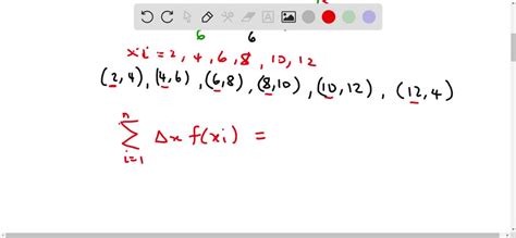 solved use the given graph of f to find the riemann sum with six