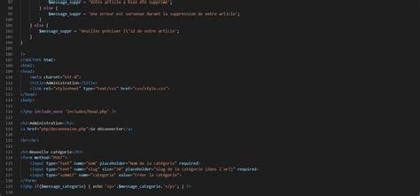 Problème code php et base de données