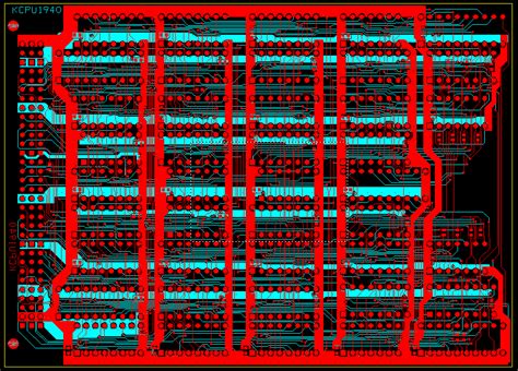 PCB Impression Of The CPU Details Hackaday Io