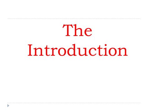 Introductions Conclusions Where To Start The Introduction Ppt