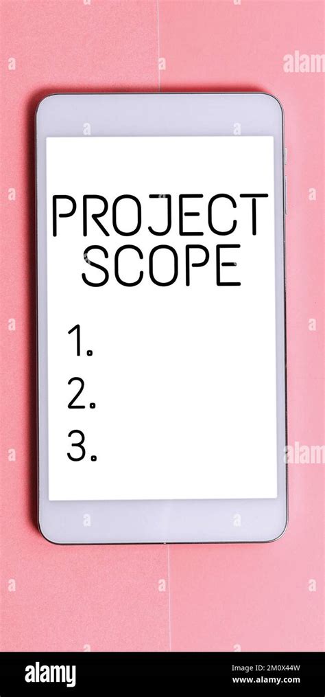 Conceptual Display Project Scope Word For Evaluation Of Work Efforts A