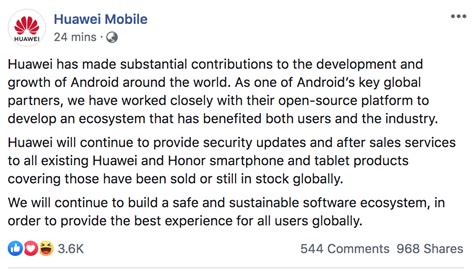 Huawei Built Its Own Operating System A Year Ago In Case Something Like This Happened Will It