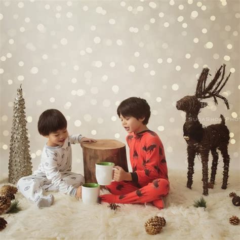 Christmas Tree Twinkle Lights Bokeh Photographer Overlay For Etsy