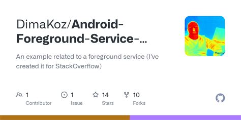 Github Dimakozandroid Foreground Service Example An Example Related