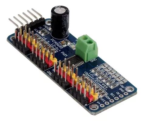 Módulo Arduino Pca9685 Pwm 12bit Driver I2c 16 Canales Servo Mercadolibre
