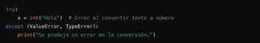 Excepciones Python: tratar errores ‘try except’ fácilmente