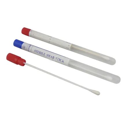 Vaginal Swab High Quality Sterile Disposable White Eo Flocked Sampling Swab Medical Polymer Male