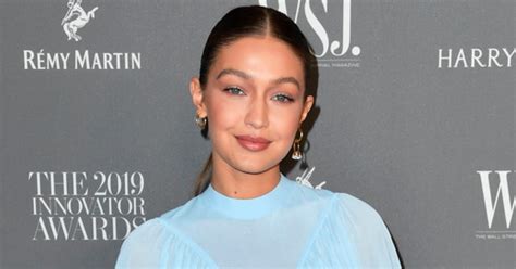 7 Times Gigi Hadid Posed Naked With Accessories E Online