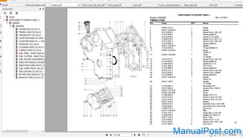 Same Tractor Centurion 75 Parts Catalog Manualpost Instant Download Auto Manuals