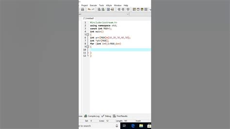 Coding Shorts Varialshorts C Youtube