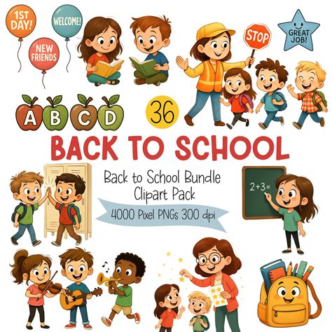 Welcome Back Clipart School
