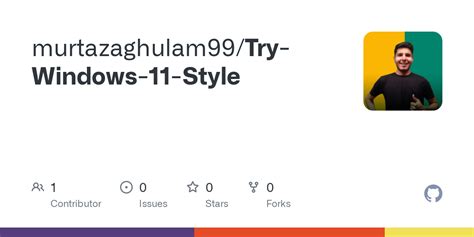 Github Murtazaghulam99try Windows 11 Style