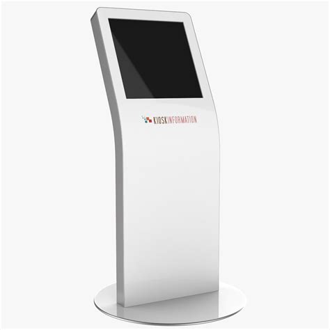 Interactive And Electronic Kiosk Touch Screen 3d Model 29 Max Obj Fbx C4d Free3d