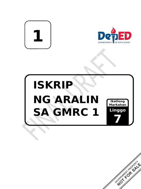 Pagbasa 1 Lesson Script 7 Final Pdf