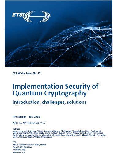 Implementation Security Of Quantum Cryptography