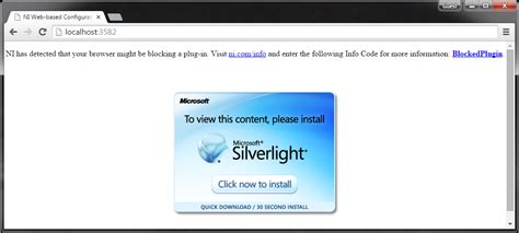 远程前面板，ni网络浏览器或网络界面（wif）无法在浏览器中运行 Ni