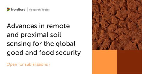 Pdf Advances In Remote And Proximal Soil Sensing For The Global Good