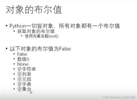 布尔值探索：python中空对象与非空对象的布尔转换 csdn博客