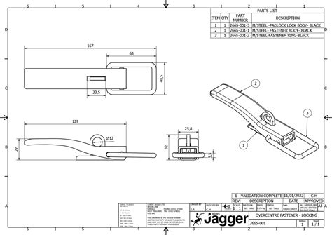 Fastener Toggle Lock Overcentre Large Twl Nz