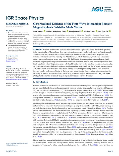 Observational Evidence Of The Four‐wave Interaction Between Magnetospheric Whistler Mode Waves