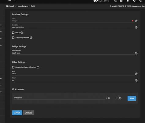 Solved Jail Connected And Working Through Ethernet Port That Is Marked Down Truenas Community