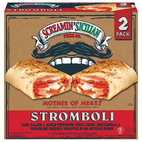 Screamin Sicilian Stromboli Mother Of Meat 2 Pack 9 25 Oz
