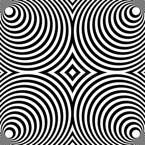 Mirrored Symmetrical Pattern With Concentric Circles Abstract M Stock Vector Illustration Of