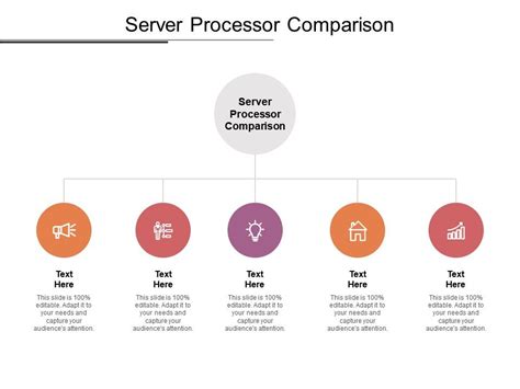 server processor comparison ppt powerpoint presentation gallery