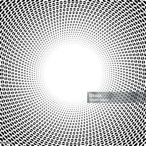 central copy space surrounded by circular semicircle pattern radial