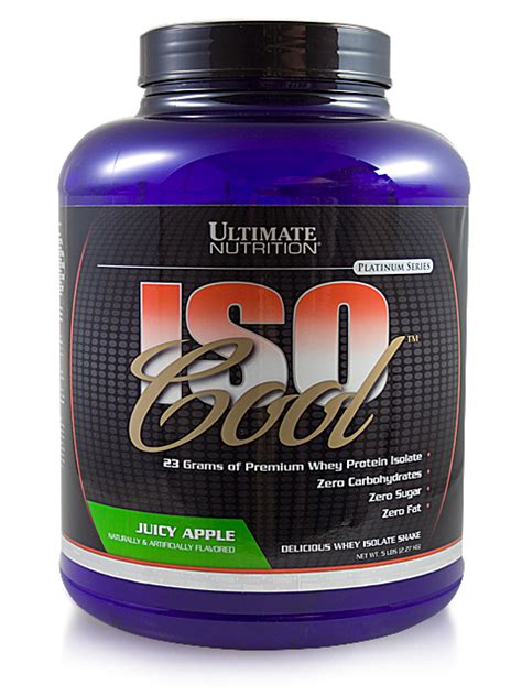 Iso Cool 5Lbs Whey protein Isolate– Ultimate Nutrition BPOM | Suplemen ...