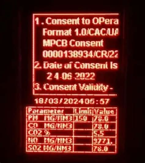 rectangle jumbo online pollution parameter display board at ₹ 150000
