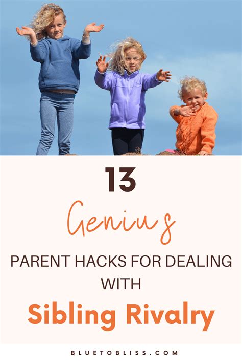 Powerful Ways To Deal With Sibling Rivalry In Your Home Blue To Bliss