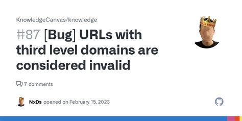 Bug URLs With Third Level Domains Are Considered Invalid Issue KnowledgeCanvas