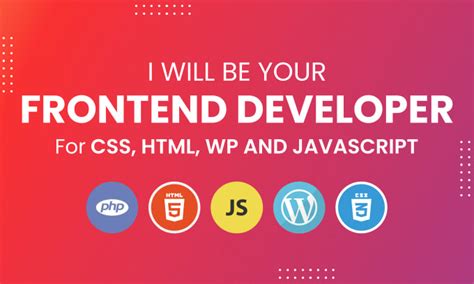 Be Your Front End Web Developer Html Css Bootstrap Javascript By