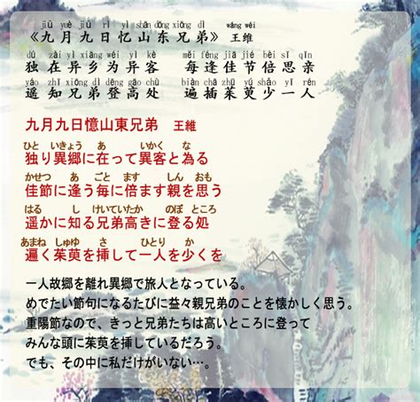 王维 九月九日忆山东兄弟王维九月九日忆山东兄弟 随意云