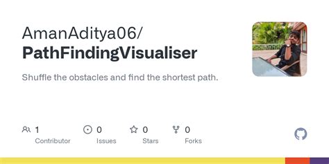 Github Amanaditya Pathfindingvisualiser Shuffle The Obstacles And Find The Shortest Path