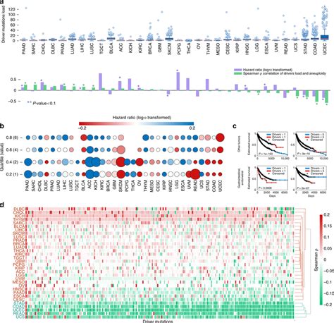 Pan Cancer Association Between The Number Of Driver Mutations Levels Download Scientific