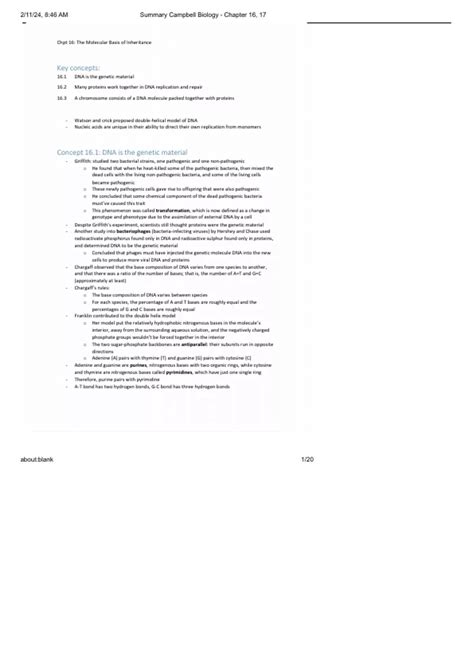 Summary Genetics Ecology And Evolution Biology Year 1 Cpa Stuvia Us