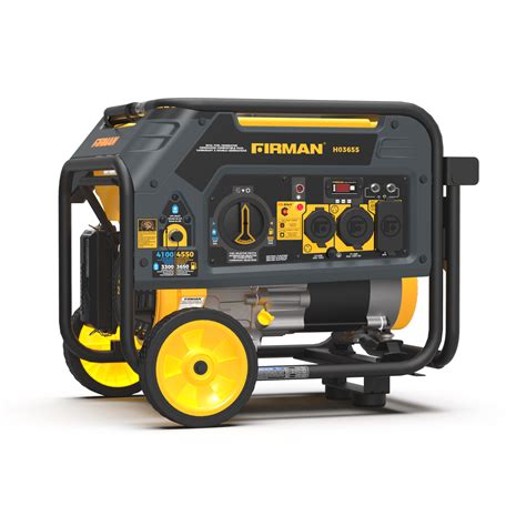 Dual Fuel Portable Generator 45503650w Recoil Start Firman Power