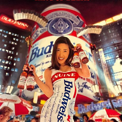 Budweiser ‘bud Girl Japan Campaign King Of Beers Original Japa