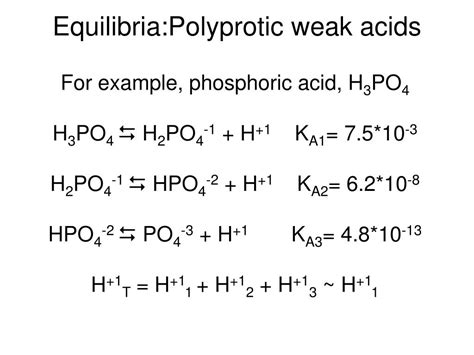 Ppt Equilibriapolyprotic Weak Acids Powerpoint Presentation Free
