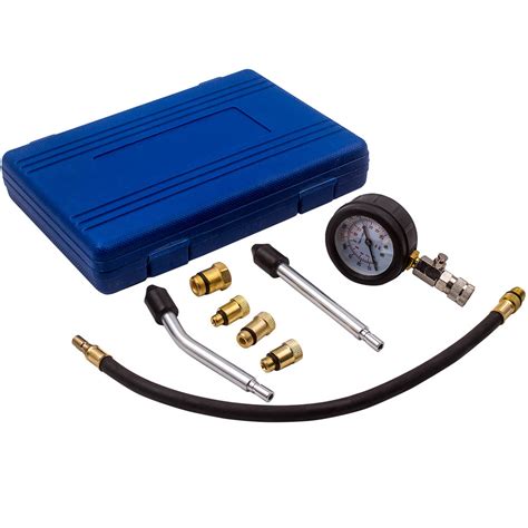 Spark Plug Cylinder Compression Tester Test Kit Measuring Tool EBay
