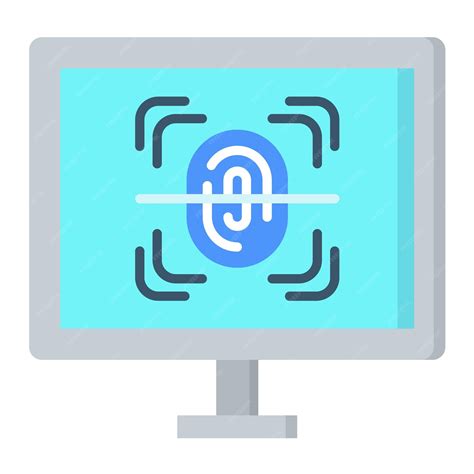 Premium Vector Biometrics Flat Illustration