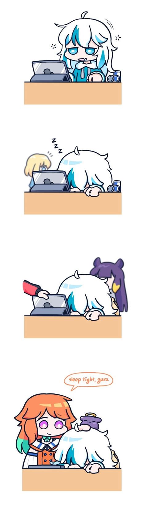 Sleepy Gura Pats Hololive Rheadpats